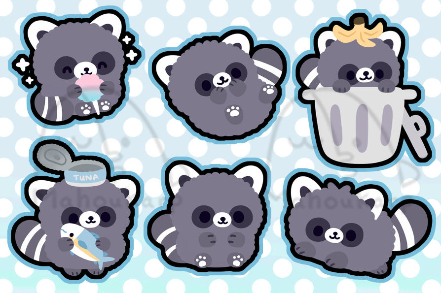 Trash Pandos Sticker Sheet – Mahoukarp