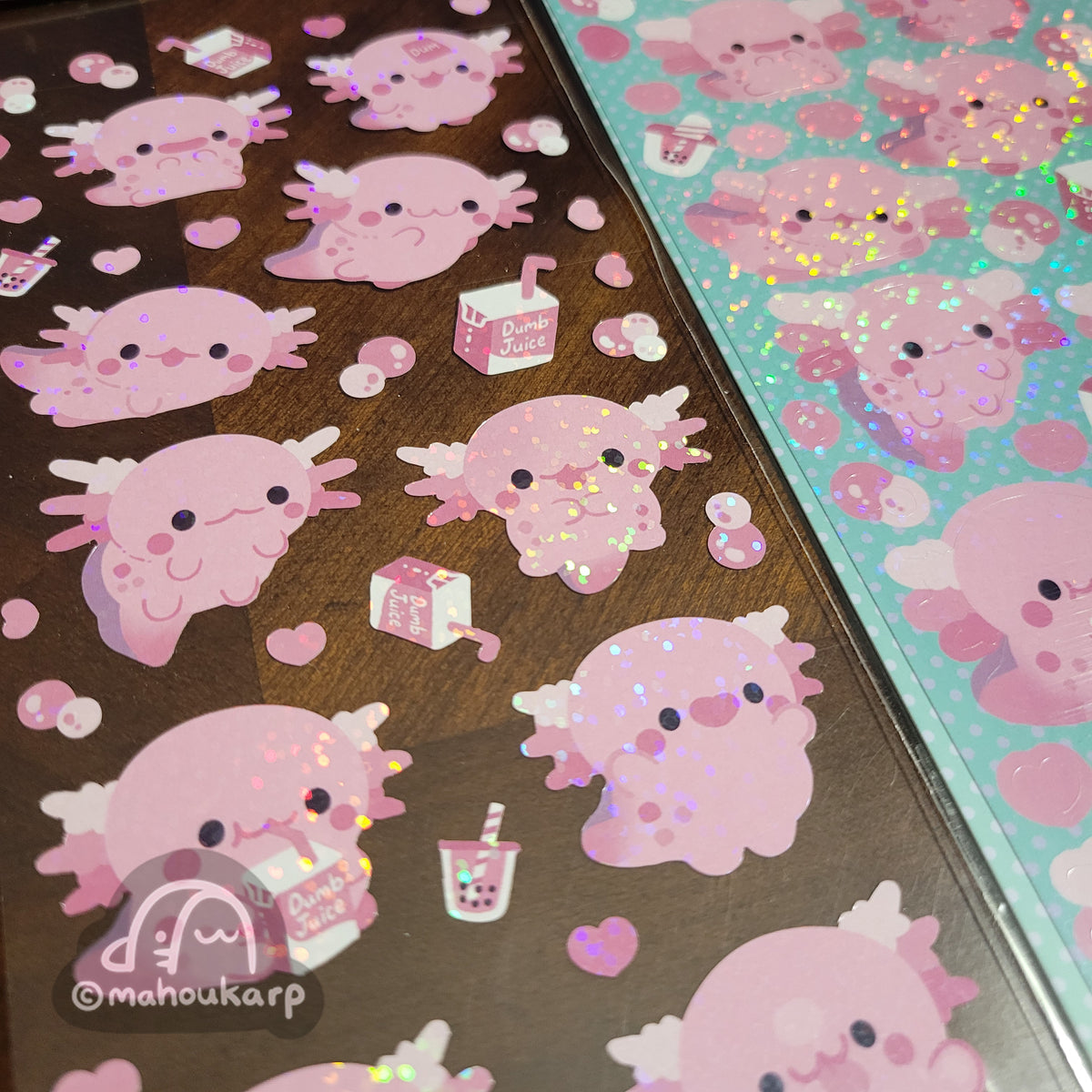 Axolotls [Deco Sticker Sheet] – Mahoukarp