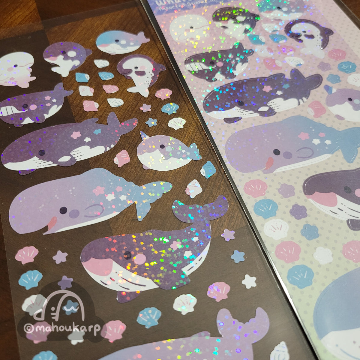 Whales [Deco Sticker Sheet] – Mahoukarp