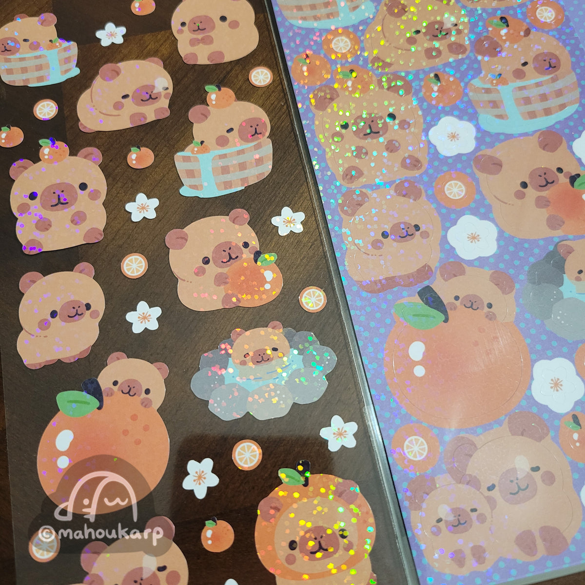Capybaras [Deco Sticker Sheet] – Mahoukarp