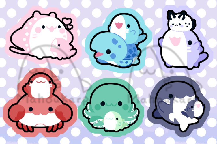 Chum Buds Sticker Sheet (Holo) – Mahoukarp