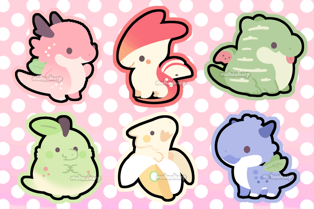 Dragon fruit p1 Sticker Sheet – Mahoukarp