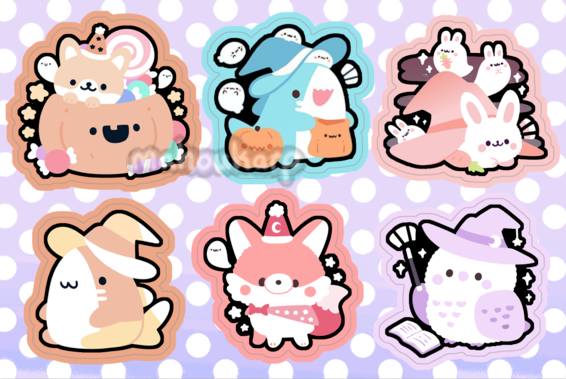 Halloween Sticker Sheet – Mahoukarp