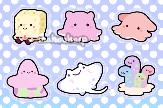 Spongy Sticker Sheet – Mahoukarp