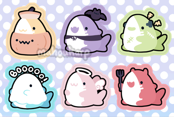 Spooky Mako Sticker Sheet – Mahoukarp